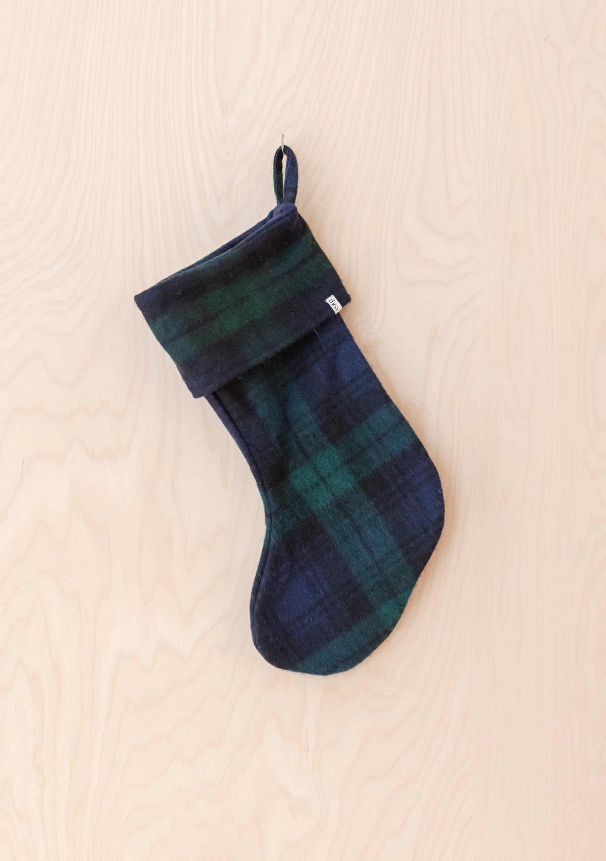 Recycled Wool Christmas Stocking in Black Watch Tartan – TBCo